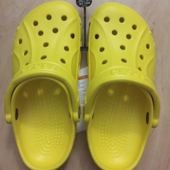 CROCS | Shoes | Yellow Baya Crocs | Poshmark